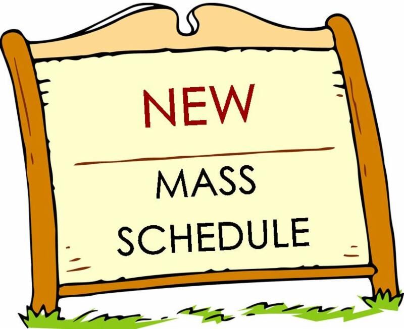 Mass on Weekdays from 12th September 2022 - St Michael's Parish
